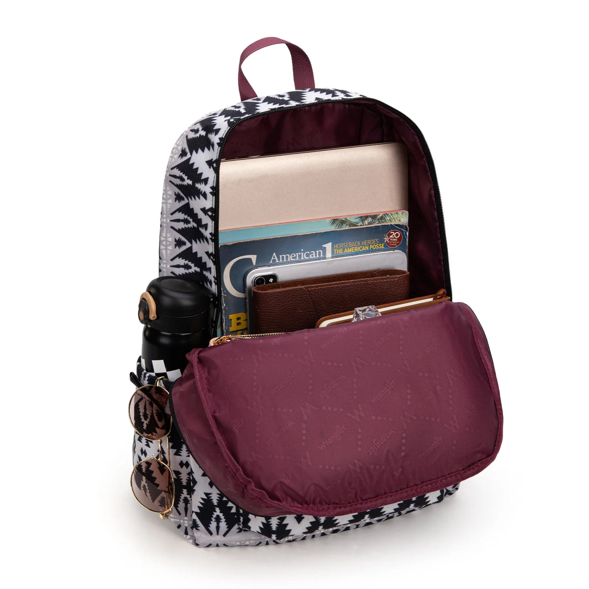 Sac a dos Wrangler Aztec Print Backpack -Black – O Mini Prix- OMP